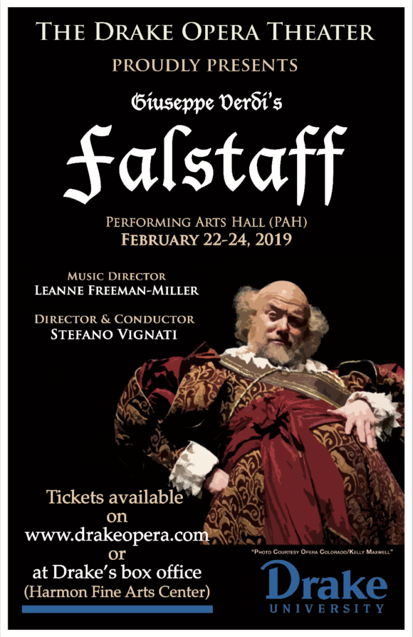 Drake Opera Theater presents “Falstaff” from Feb. 22-24 - Drake ...