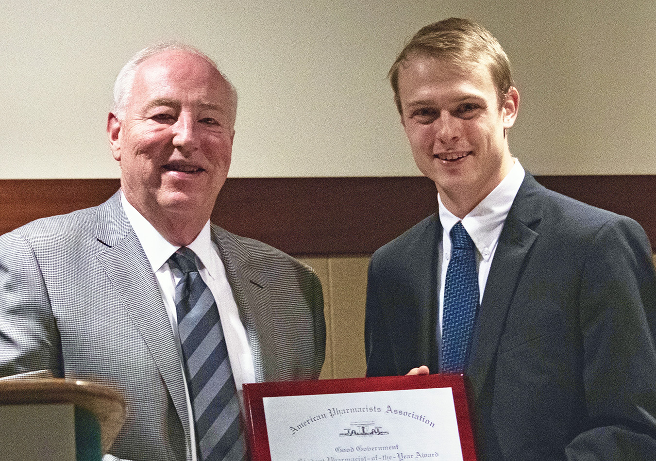 Harvey Wins National Good Government Student Pharmacist-of-the-Year ...