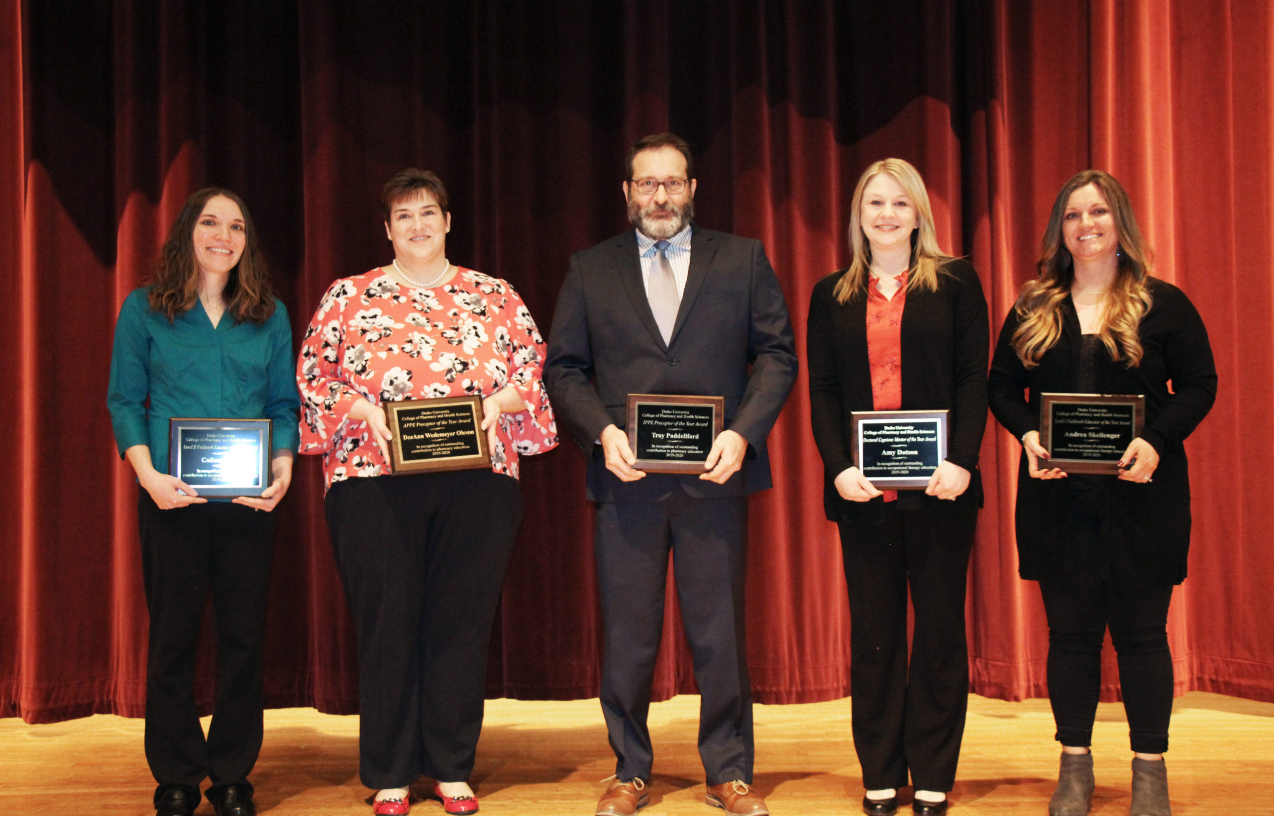 Preceptor awards announced at Health Professions Day - Drake University ...